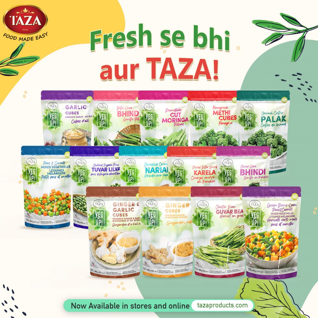Cooking made easy with frozen veggies - Taza Food Products